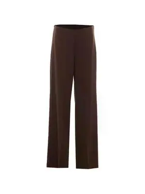 RUE DU BAC Flared Trousers - Brown