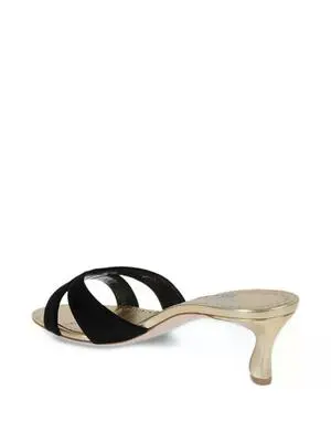 Manolo Blahnik Criss-cross Strap Sandals