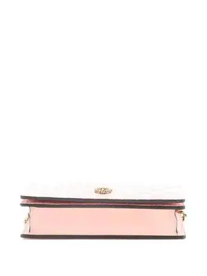 Gucci Crystal Cat Wallet On Chain Guccissima Leather Crossbody Bag