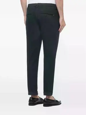 DONDUP Logo-plaque Turn-up Trousers
