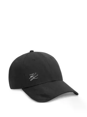 Karl Lagerfeld K/autograph Logo-plaque Cap - Black