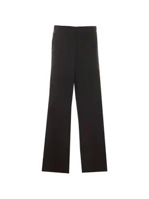 RUE DU BAC Elasticated-waist Wide-leg Trousers