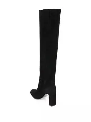 JIMMY CHOO Caly Over-the-knee 85 Suede Knee-high Boots
