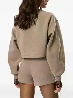 HAMZA Osaka Cropped Turtleneck Lace-bodysuit Set