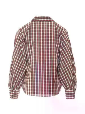 RUE DU BAC Check-pattern Blouse
