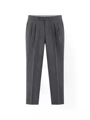 BE ABLE Pleated Side-adjuster Trousers - Grey