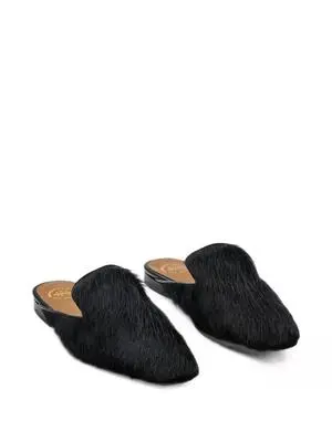 ATP ATELIER Cles Pony-effect Leather Mules