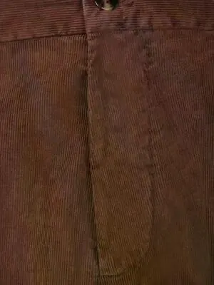 DELL'OGLIO Pleated Corduroy Trousers