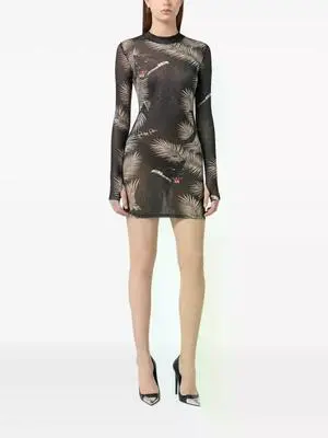 Philipp Plein Tulle Mini Dress Panthere Prive