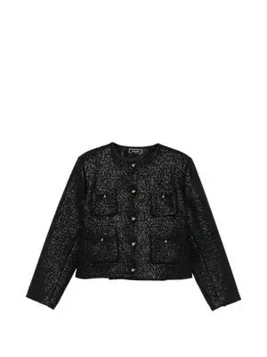 STYLAND Tweed Patch-pocket Jacket