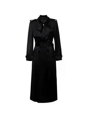 Simkhai Alvida Belted Double-breasted Trench Coat
