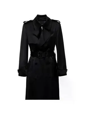 Simkhai Alvida Belted Double-breasted Trench Coat