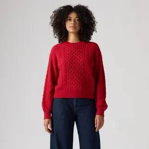 LEVI'S Jolie Cable Crewneck Sweater