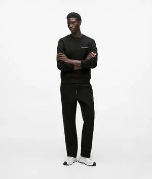Karl Lagerfeld Logo Straight-leg Sweatpants