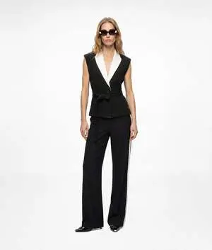Karl Lagerfeld Contrast Lapel Waistcoat