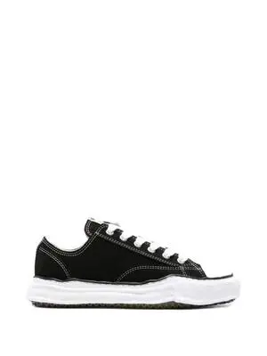 Mihara Yasuhiro Peterson Og Sole Suede Low-top Sneakers - Black