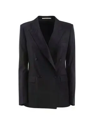 Tagliatore Double-breasted Peak-lapel Blazer - Blue
