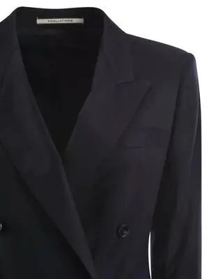 Tagliatore Double-breasted Peak-lapel Blazer