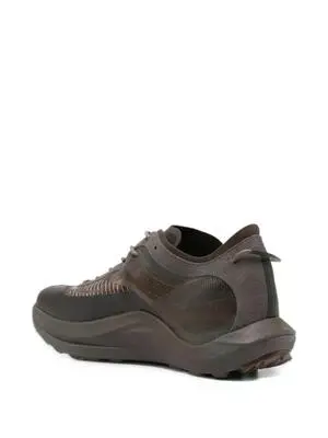 ROA Paneled Mesh-trim Sneakers - Brown