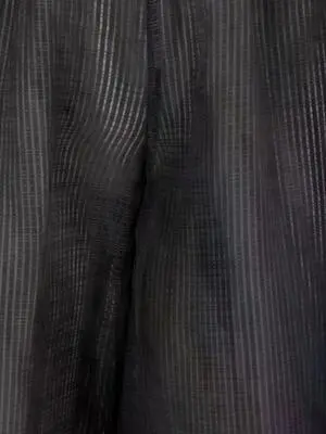 ST. AGNI Sheer-grid Palazzo Pants