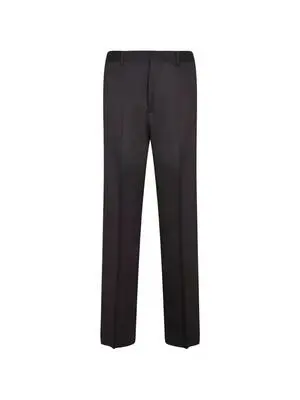 Tagliatore Pressed-crease Tailored Trousers - Blue