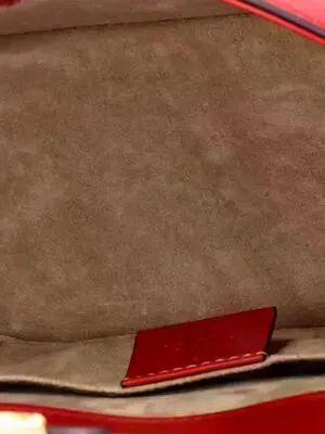 Gucci Sylvie Top Handle Bag Leather Mini Satchel