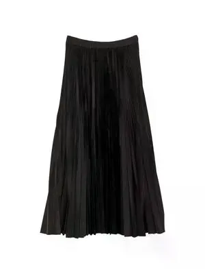 MEIMEIJ Pleated Midi Skirt - Black