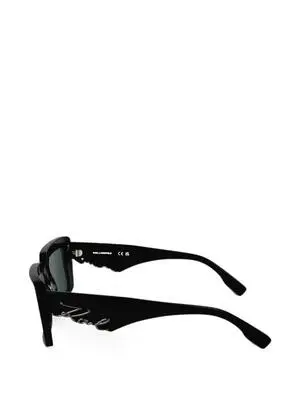 Karl Lagerfeld Logo-plaque Rectangle-frame Sunglasses