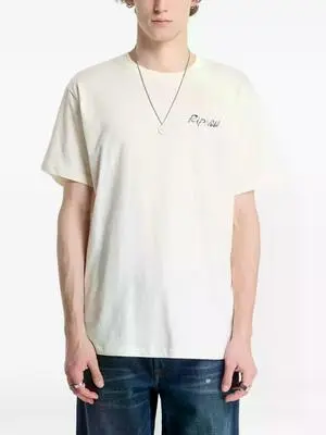 RIPNDIP Drive Thru Logo-print T-shirt - Neutrals