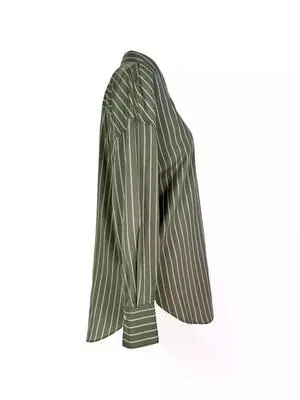 Brunello Cucinelli Striped Silk Shirt