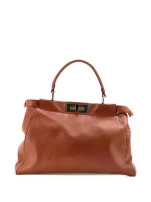 Fendi Peekaboo Bag Soft Leather Regular Shoulder Bag