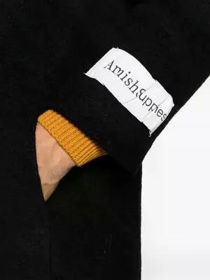 AMISH SUPPLIES Logo-patch Single-breasted Coat