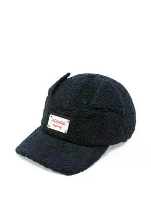 CHARLES JEFFREY Ear-detail Bouclé Baseball Cap