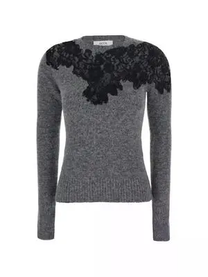 JUCCA Lace-trimmed Sweater