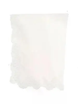 Ermanno Scervino Lace-trim Scarf - Neutrals