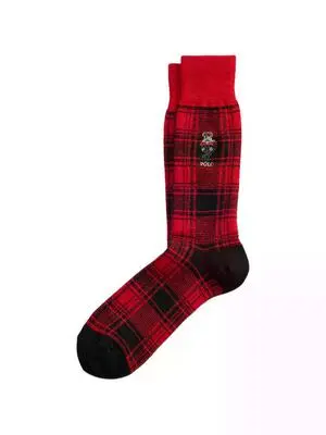 Polo Ralph Lauren Polo Bear Plaid Socks
