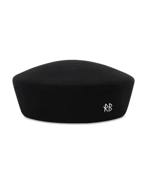 Ruslan Baginskiy Pillbox Wool Felt Hat - Black