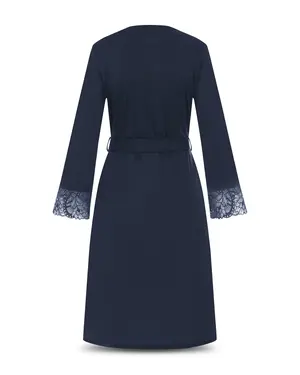 Hanro Azelia Lace Trim Robe