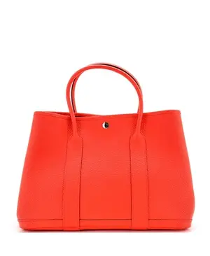 Hermès 36 Garden Party Tote Leather With Printed Interior