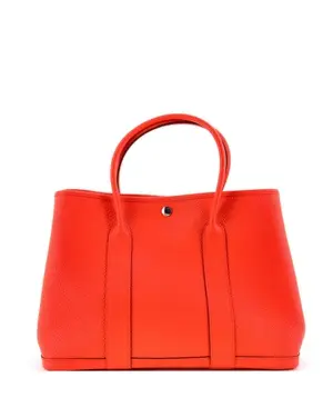 Hermès 36 Garden Party Tote Leather With Printed Interior