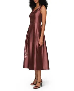 KAY UNGER Blakely Tea Length Dress