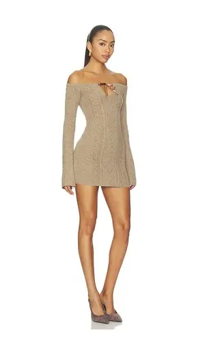 Majorelle Gerlinde Mini Dress In Brown
