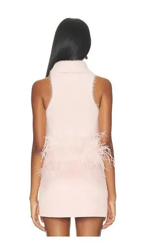 Majorelle Starlette Feather Tank In Pink