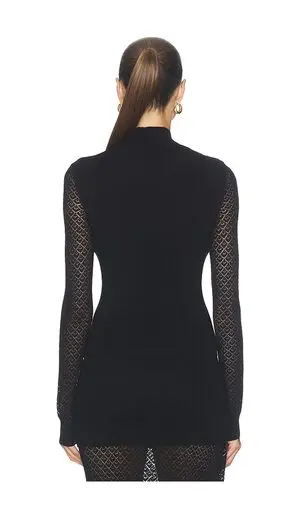LOVERS AND FRIENDS Belen Mock Neck Sweater