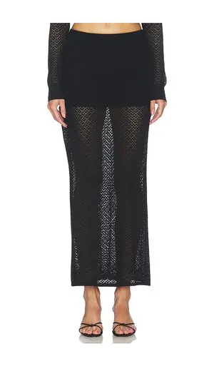 LOVERS AND FRIENDS Belen Pointelle Skirt