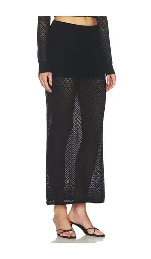 LOVERS AND FRIENDS Belen Pointelle Skirt