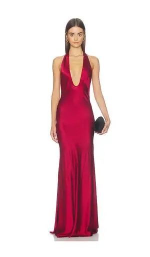 Nbd Pushpa Gown - Red