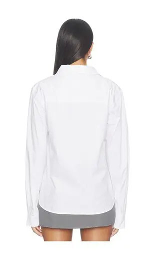 Lioness Hailey Button Up Shirt In White