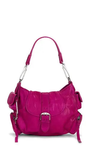 Free People X We The Free Baby Asher Tote Bag In Pink - Raspberry Rose