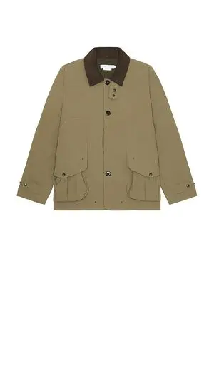WORKS AND DAYS Natural Dye Hunting Jacket In Metallic Bronze